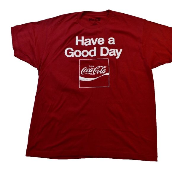 Coca Cola | Shirts | Cocacola Mens Have A Good Day Coke Enjoy Cocacola ...